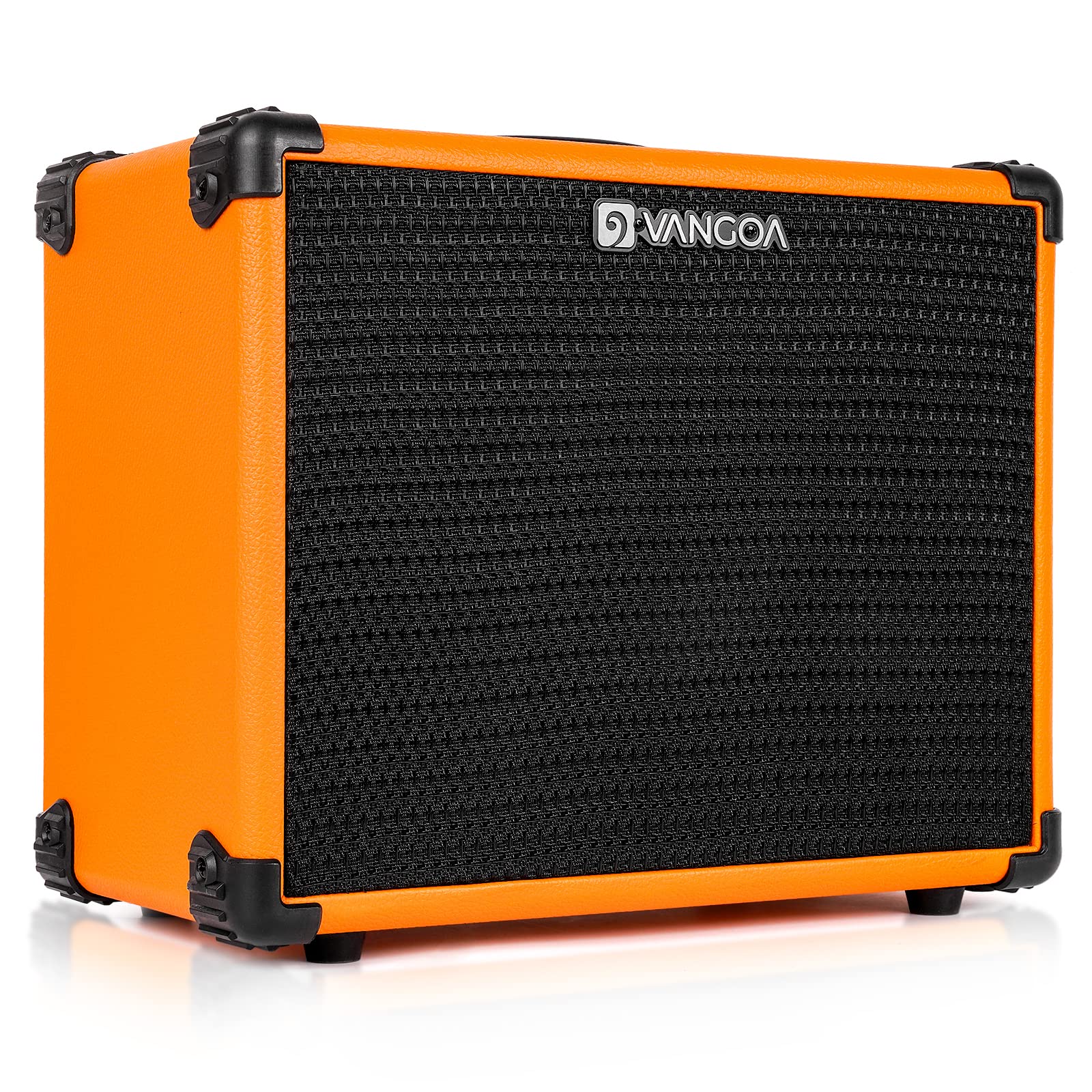 Vangoa Electric Guitar Amplifier, 10W Guitar Practice Small Amp Mini Portable Guitar Amp with Headphone Jack and Distortion Tone, Pink