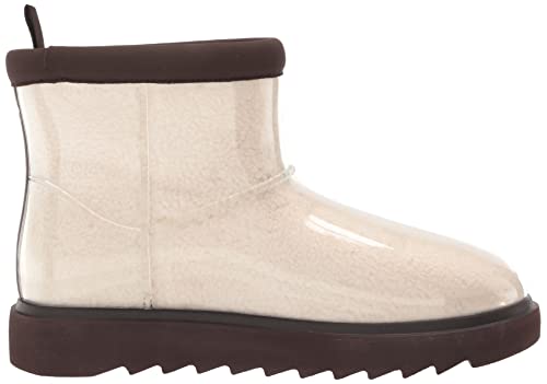 Koolaburra by UGG Women's KOOLA Clear Mini Fashion Boot, Chocolate Brown/Natural, 11