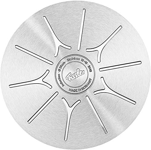 Fissler Pure-Profi Collection Stainless Steel Dutch Oven with Lid, 4.9 Quart