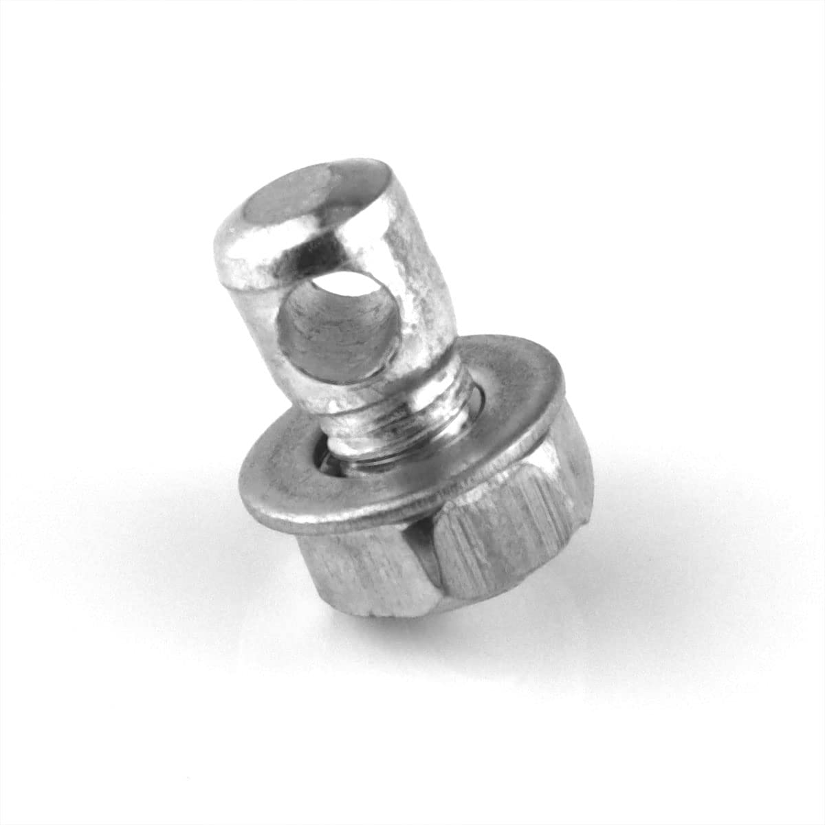 DGHAOP 8pcs Brake Cable Regulator Clamp Lock Screw Bolt Locking Screw with Nuts and Washers Bicycle Moped MTB Mountain Bike Accessory