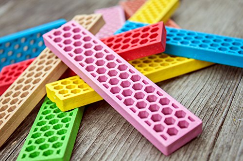 Tegu 40 Piece Perfect Blocks Building Set Purple & Blue (Amazon Exclusive)
