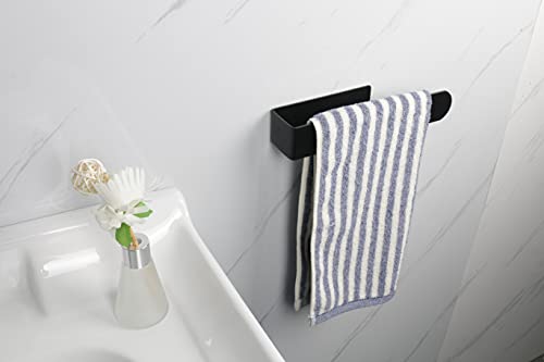 TocTen Hand Towel Bar/Towel Ring, No Drilling Stick on Wall Hand Towel Holder, SUS 304 Stainless Steel Hand Towel Rod, Strong Self Adhesive Hand Towel Hanger/Rack for Bathroom Kitchen