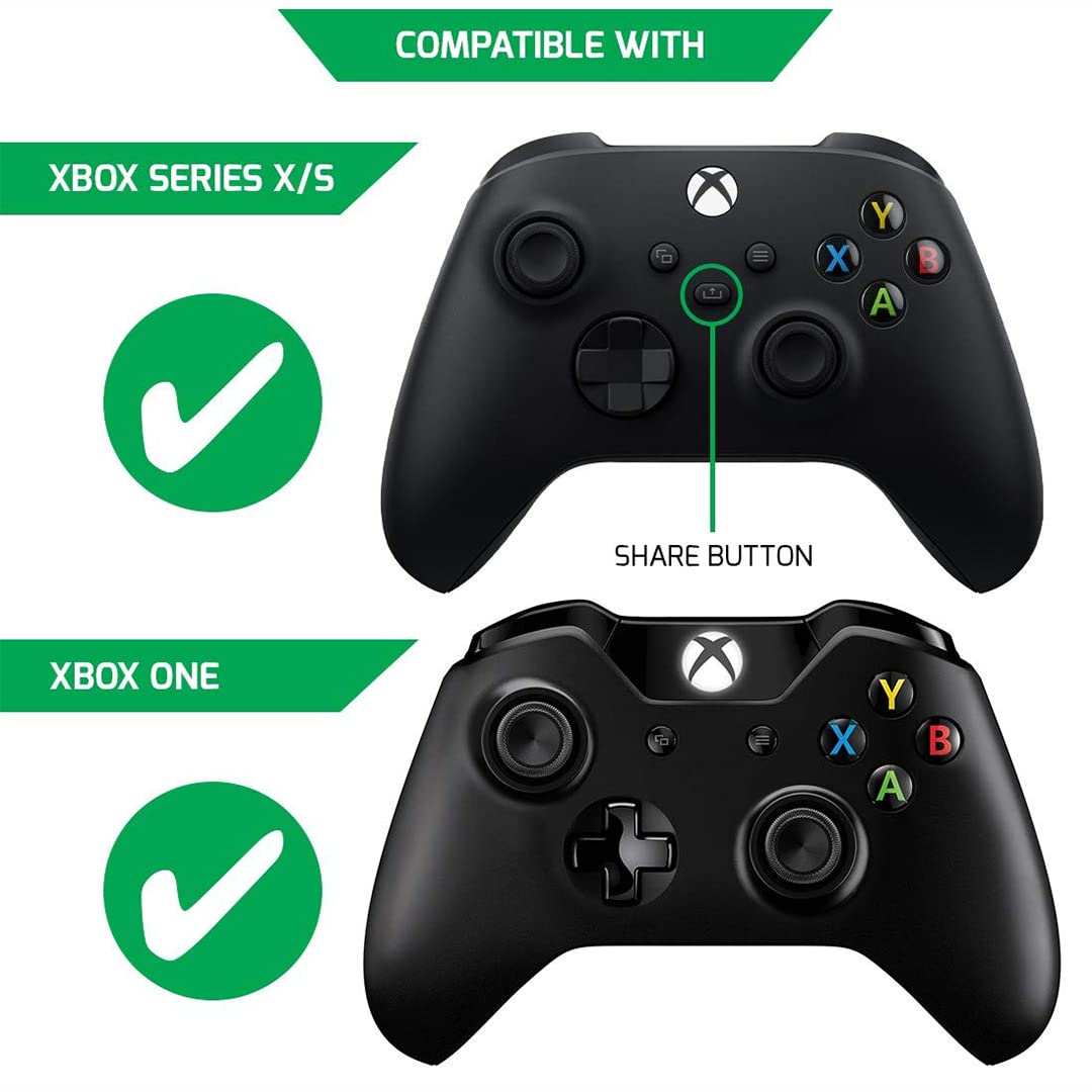 Venom Twin High Capacity Rechargeable Battery Pack Black for Xbox Series X/S & One - White