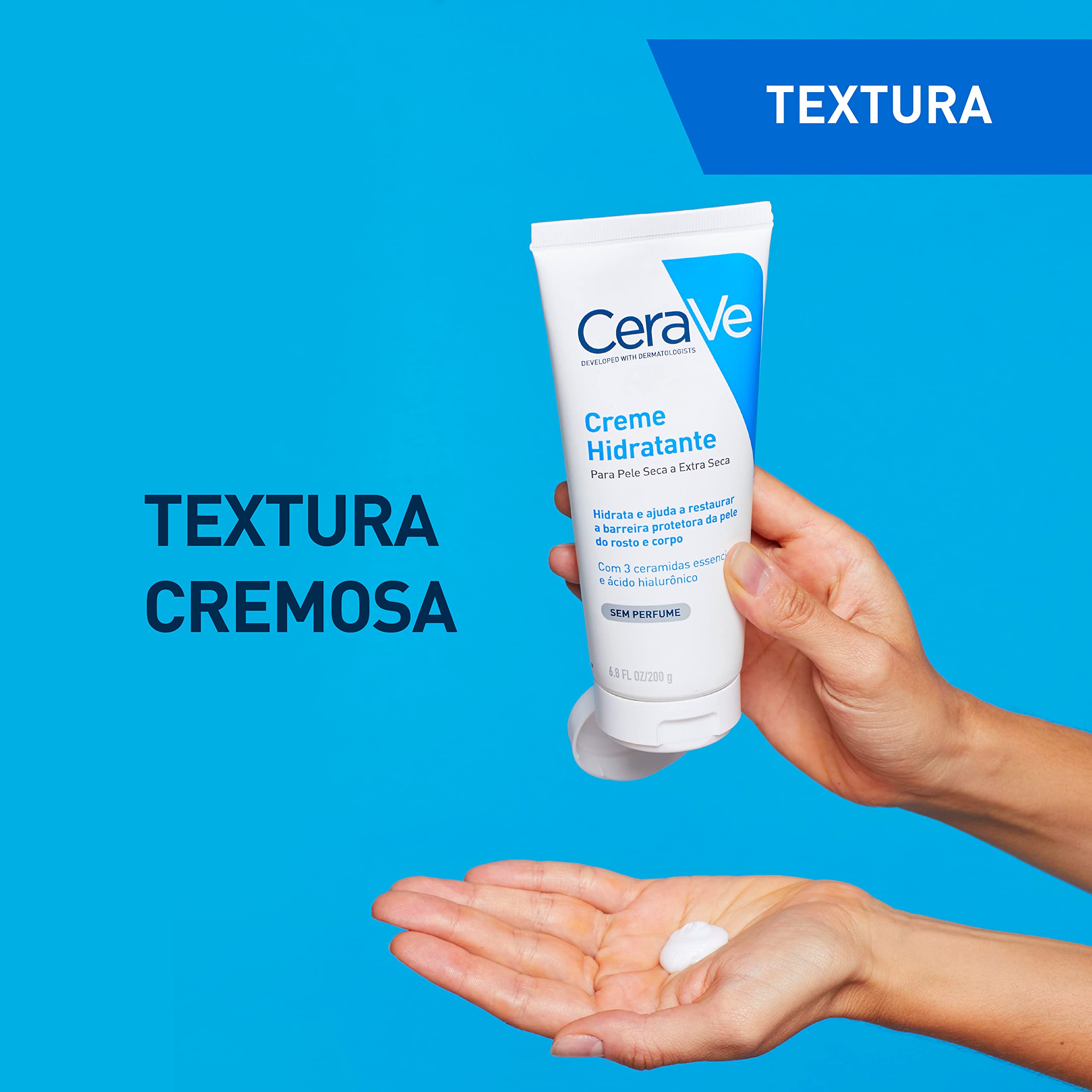 CeraVe Moisturizing Cream | 12 oz | Daily Face & Body Moisturizer for Dry Skin