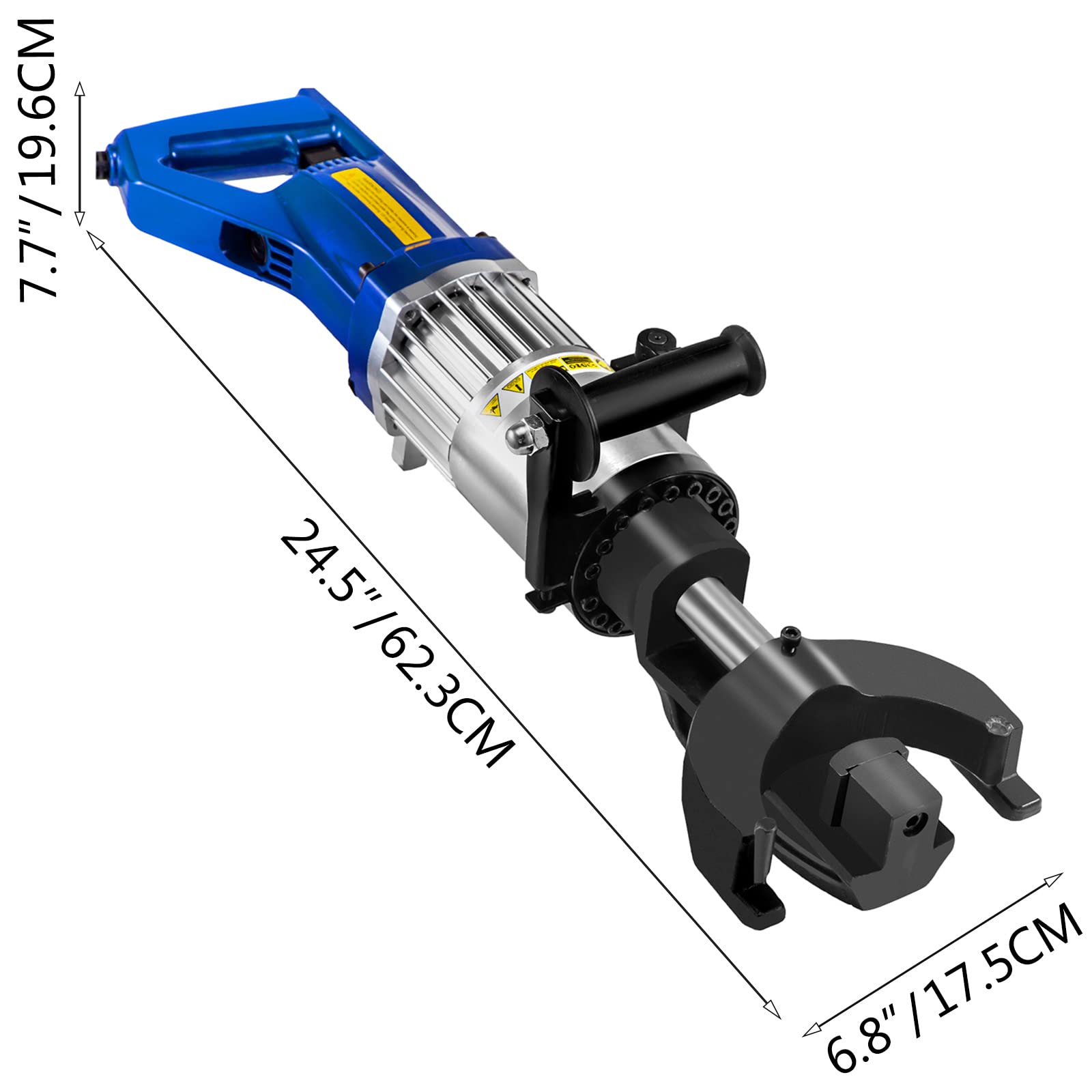 VEVOR Electric Hydraulic Rebar Bender, 1.2KW 0.9inch 22mm Hand Held Rebar Bender 110V Portable Electric Rebar Bender, within 5s