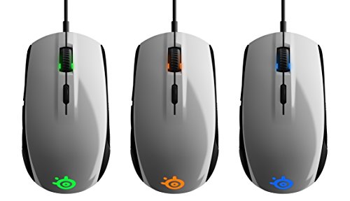 SteelSeries Rival 100, Optical Gaming Mouse - White