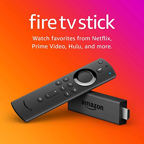 Certified Refurbished Fire TV Stick streaming media player with Alexa built in, includes Alexa Voice Remote, HD, easy set-up, released 2019