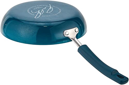 Rachael Ray Brights Deep Nonstick Frying Pan / Fry Pan / Skillet - 9.5 Inch, Marine Blue