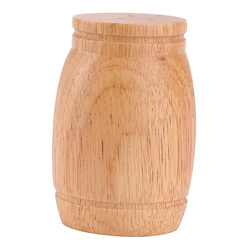 Pepper Shaker Bamboo Wooden Jar Seasoning Bottle Pepper Shakers Salt Shaker Seasoning Box Condiment Bottles Wooden Pepper Can Salt Bottle Storage Spices
