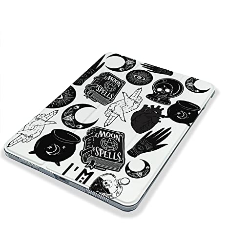 Witch Mystical Witchcraft case Compatible with iPad Mini Air Pro 7.9 8.3 9.7 10.2 10.9 11 12.9 inch Pattern Cover New 2022 2021 Trifold Stand 3 4 5 6 7 8 9 Generation 607 (12.9 Pro 3/4/5 gen)