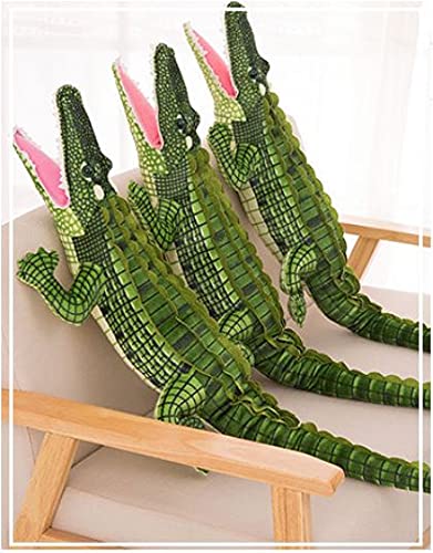 XICHEN® 39" Lifesize Green Adorable Crocodile Soft Plush Toys, Large Stuffed Animals