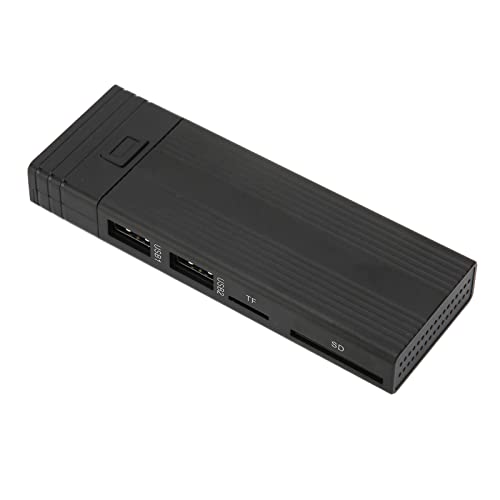 Gaeirt SSD HUB USB C, Type C SSD Enclosure Support USB2.0 Easy to Use for Computers for Tablets for Game Consoles PS5(Black)