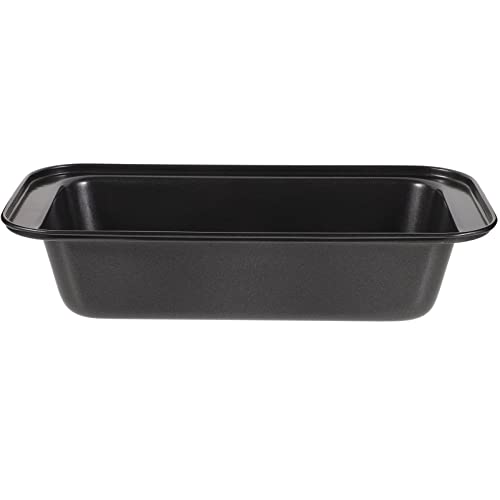 Kichvoe Toast Mold Loaf Pan Rectangular Toast Baking Mold Carbon Steel Bread Pan Molds for Kitchen Oven Baking 25CM (Black) Household Toast Mold