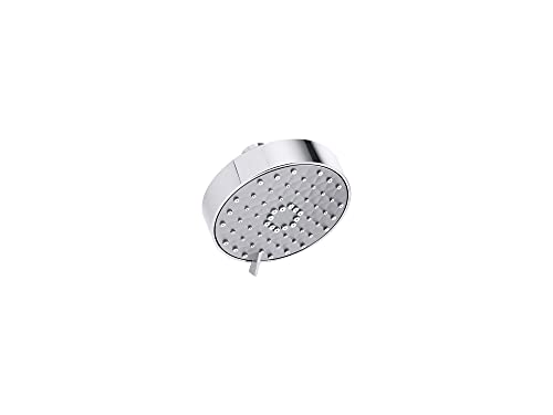 KOHLER K-72419-CP Awaken G110 Multifunction Showerhead, 3 Spray Settings, 2.0 GPM, Polished Chrome