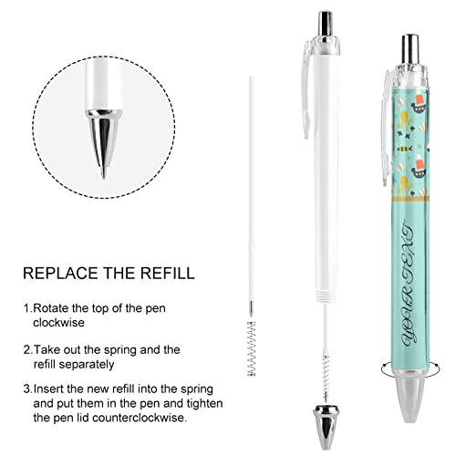 Personalized Custom Cute Anchor Octopus Fish Pens with Stylus Tip, Customized Engraving Ballpoint Pens with Name Massage Text Logo, Gift Ideas for School Office Business Birthday Graduation Anniversar