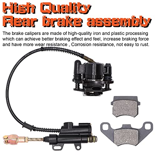 Rear Brake Master Cylinder Caliper For 50-125cc Chinese TaoTao Peace Motorsports Quad Coolster 3050HD ATV Four Wheeler