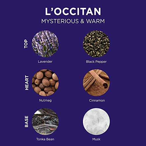 L'Occitane Shower Gel: Subtle Lavender Scent, Notes of Pepper and Nutmeg, Gently Cleanse Hair & Body