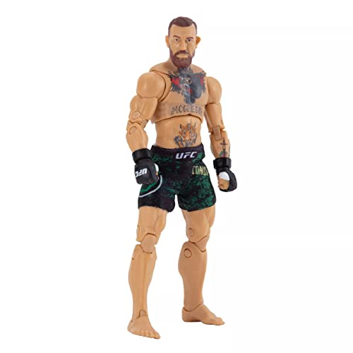UFC Ultimate Series Limited Edition Conor McGregor, 6 Inch Collector Action Figure - Includes Alternate Head and Gloved Hands, Fight Shorts, Belt and Irish Flag Accessory