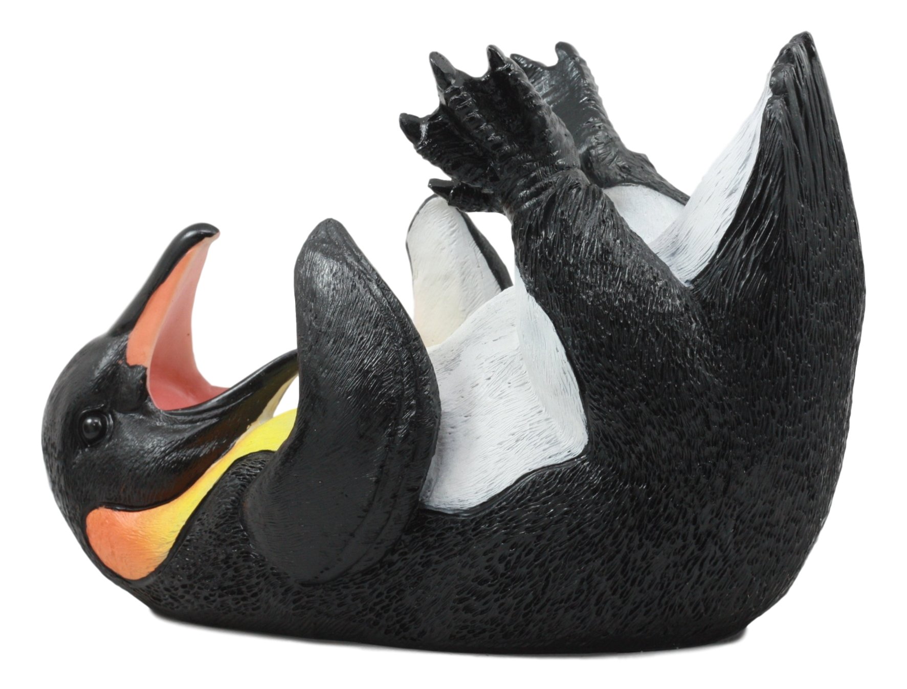 Ebros South Pole Emperor Penguin Wine Holder Birds of Antarctica Happy Feet Bottle Caddy Figurine Kitchen