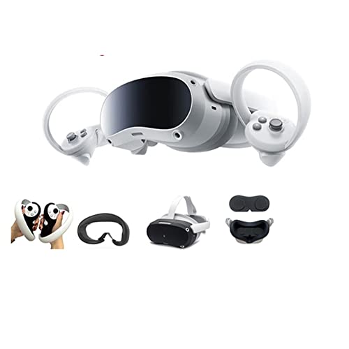 Game Accessories Compatible with Pico 4 VR Glasses All-in-One Virtual Reality 3D 4K Display .P4 VR Headset Steam VR Compatible with Metaverse Games XR2 Chip 2022 ( Color : 128G suit2 )