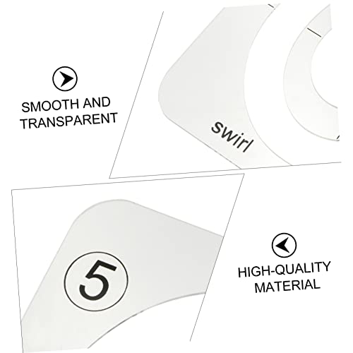 CORHAD 1pc Sewing Patch Ruler Transparent Ruler Quilting Frames for Hand Quilting Stencils for Quilting Cutting Table for Sewing Room Quilting Machine Domestic Acrylic Cloth Ruler Pattern