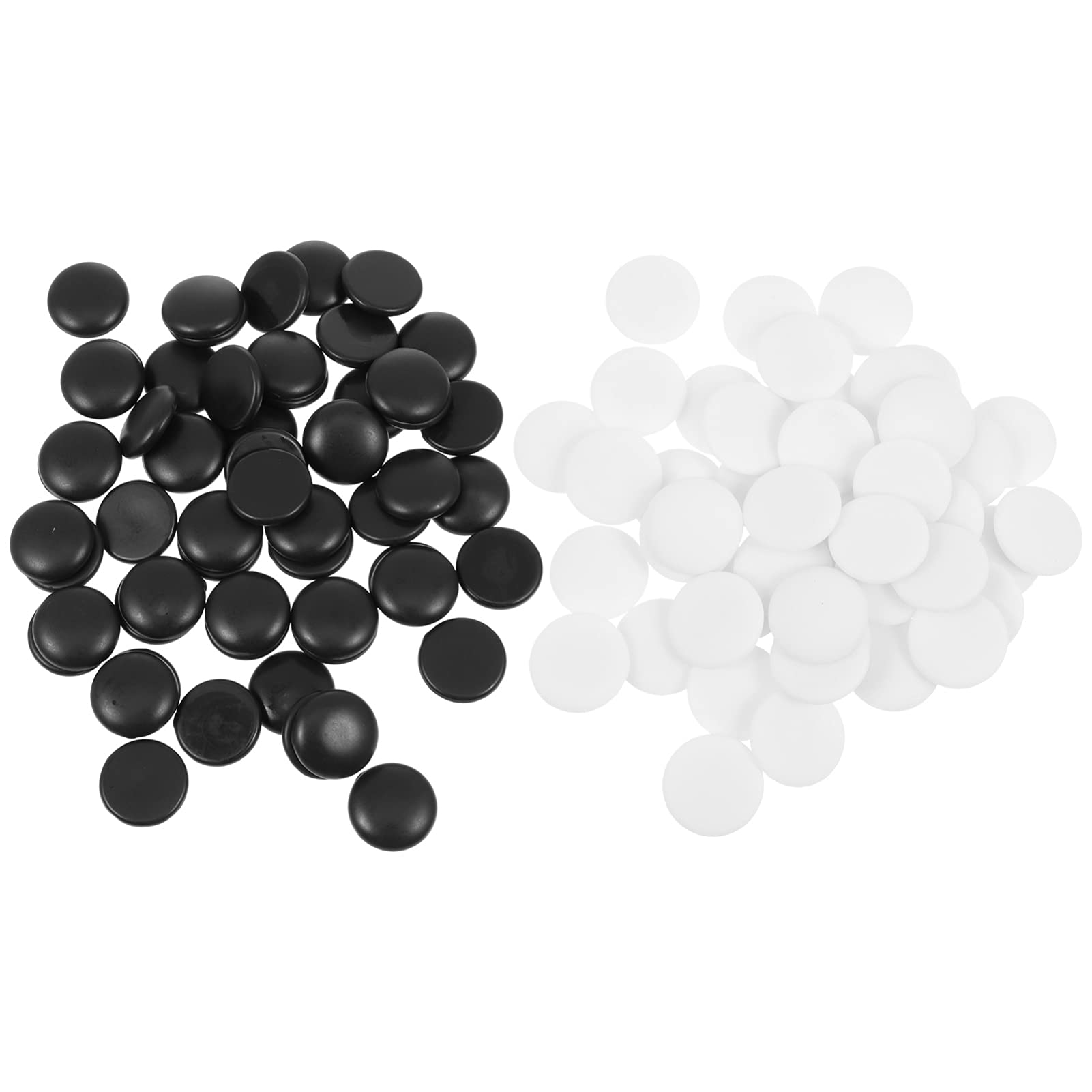 VOSAREA 2 Bags Go Chess Game Ceramics Stones Go Game Pieces Go Game Stones Set for Classic Strategy Go Board Game