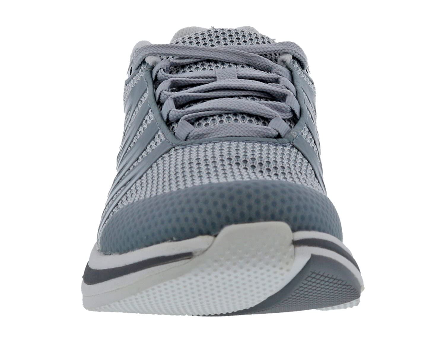 Drew Women's Balance Comfortable Athletic Sneakers with Arch Support - Women's Wide Extra Wide Shoes Grey Mesh Combo 7 WW US