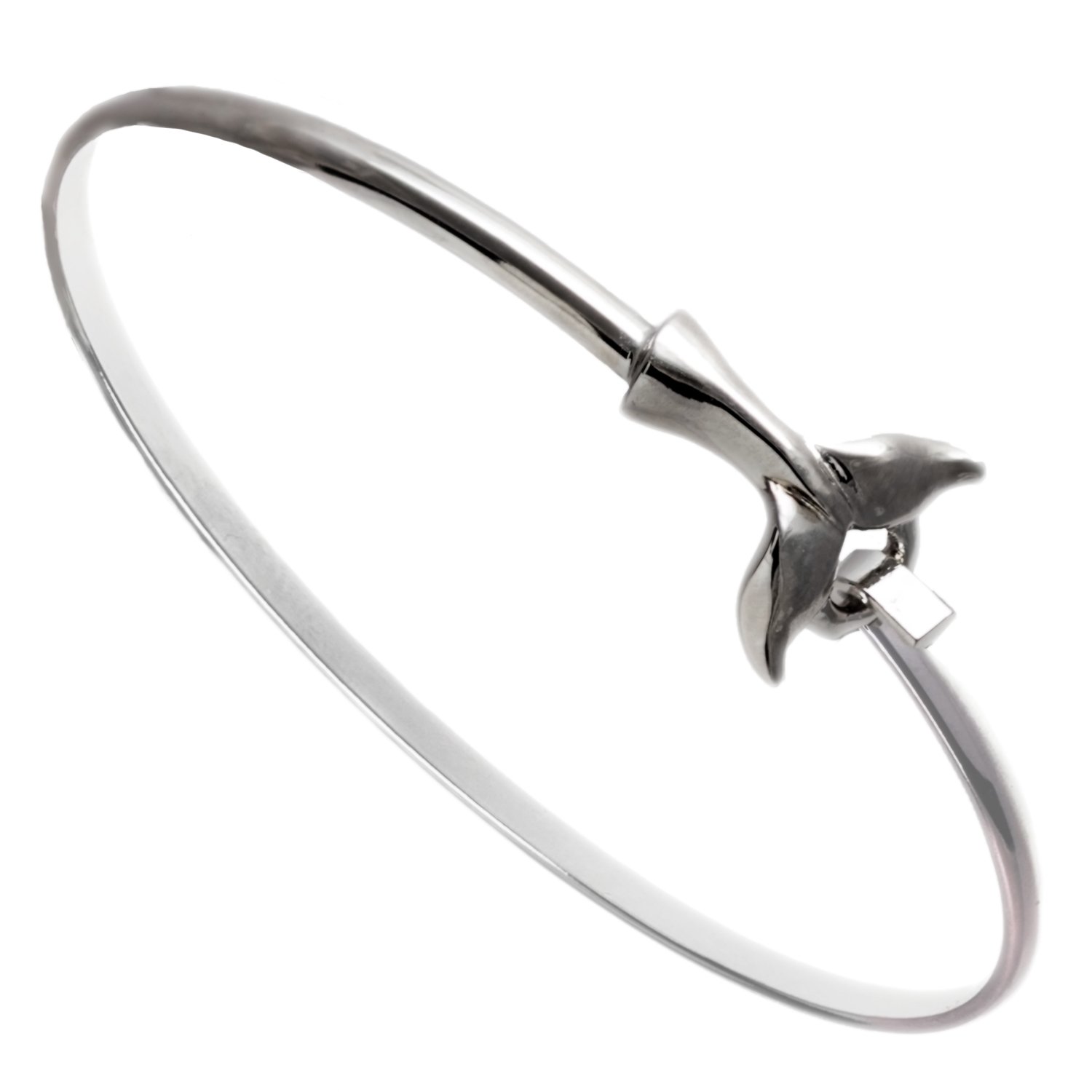 Cape Cod Jewelry-CCJ Whale Tail Bracelet | Latch Cuff