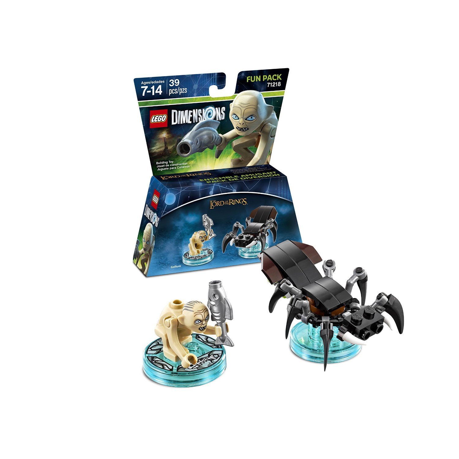 Scooby Doo Team Pack + The Lord Of The Rings Legolas + Gimli + Gollum + The Legend Of Chima Cragger Fun Packs - LEGO Dimensions - Not Machine Specific