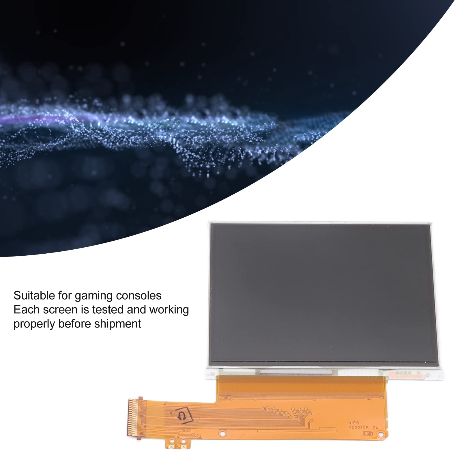 Game Console Screen Replacement, Rigorous Testing Game Touch Screen Replacement Sturdy Professional Clear Image High Sensitivity for Game Console