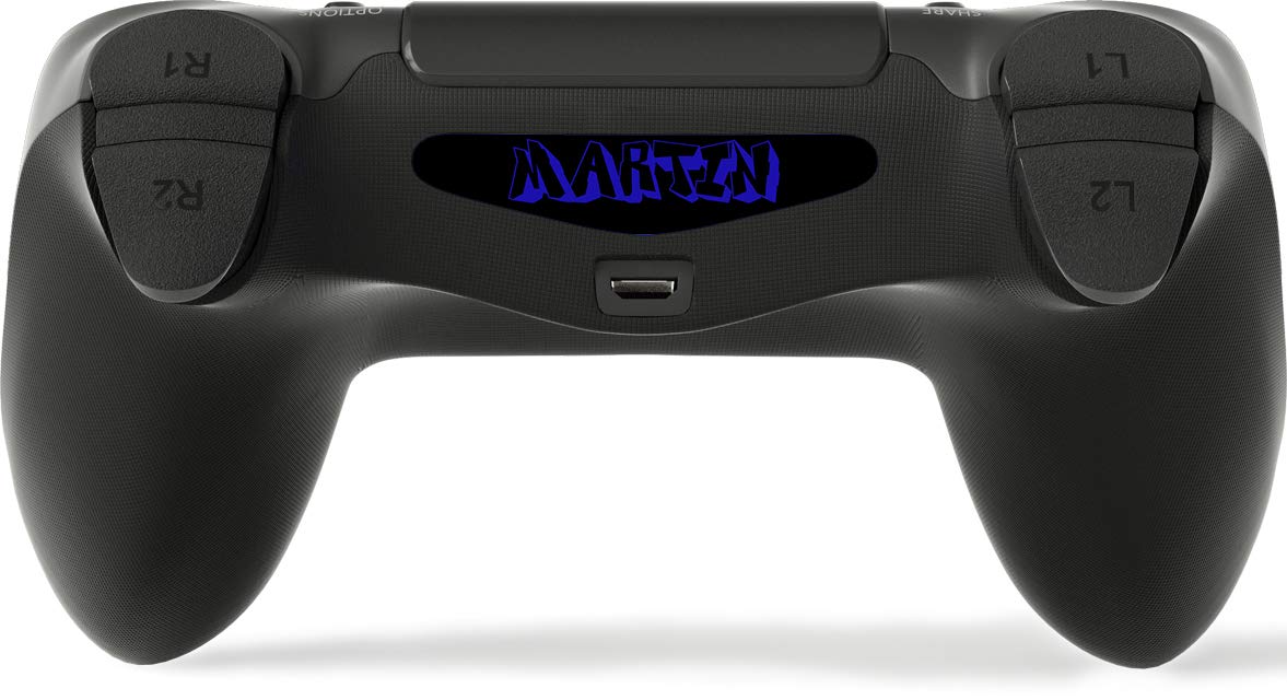 Printed 2X LED Personalised Custom Light Bar Decal Sticker Compatible with Sony Playstation 4 PS4 Controller DualShock 4