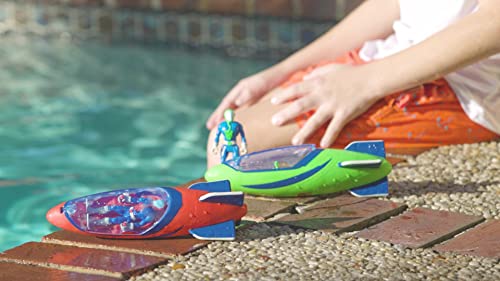 WAHU Aqua Rocket Green/Blue Water & Pool Toy - Glides Up to 30' Underwater - Ages 5 and Up