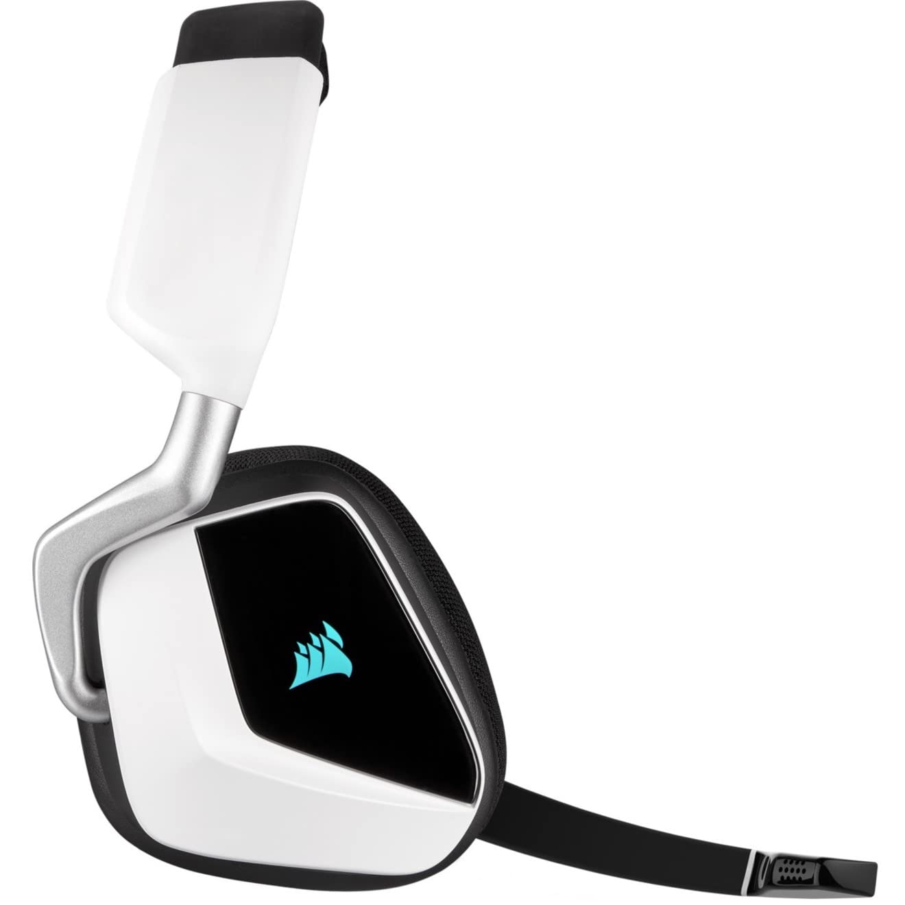 Corsair Gaming VOID RGB Elite Wireless Premium Gaming Headset with 7.1 Surround Sound, White (Renewed)