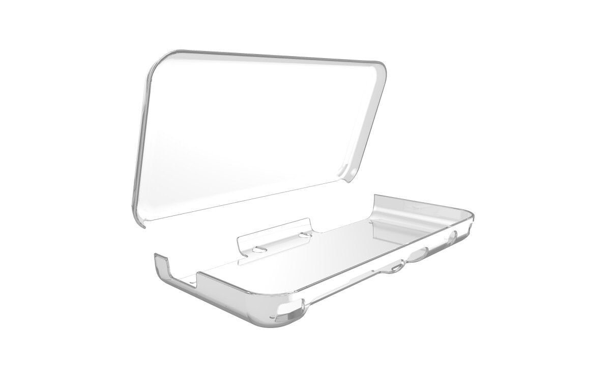 VSEER New 2DS XL Case - Crystal Transparent Hard Shell Protective Case Cover Skin Ultra Clear Anti-Scratch Accessory Compatible with New 2017 2DS XL LL