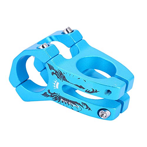 Demeras Handlebar Stem, Mountain Bike Handlebar Stems Bike Stem 31.8mm for MTB for Road Bike(Blue)