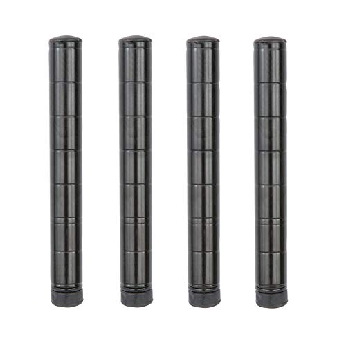 Regal Altair Black Epoxy Wire Shelving Posts | Pack of 4 Posts | NSF Commercial Heavy Duty (Black Epoxy Wire Shelving Posts, 86''H)