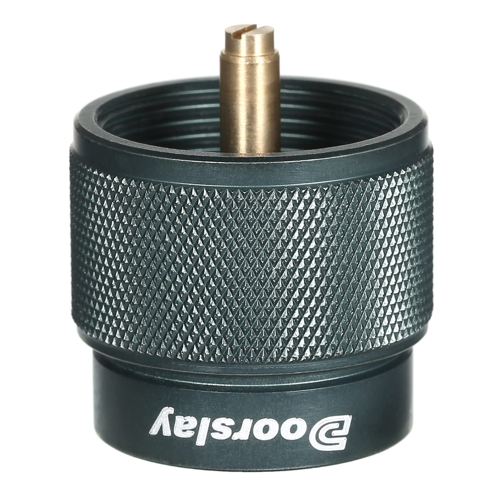 Doorslay Camping Stove Adapter 1L Outdoor Propane Small Tank Input EN417 Lindal Valve Output