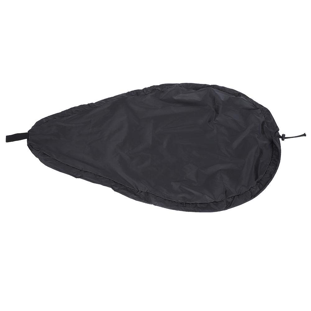 Cockpit Cover for Kayak, Kayak Cockpit Protector, Breathable Adjustable UV50+ Universal Fit Blocking Kayak Canoe Cockpit Cover Protector Black 5 Sizes Optional for Indoor and Outdoor(XL)