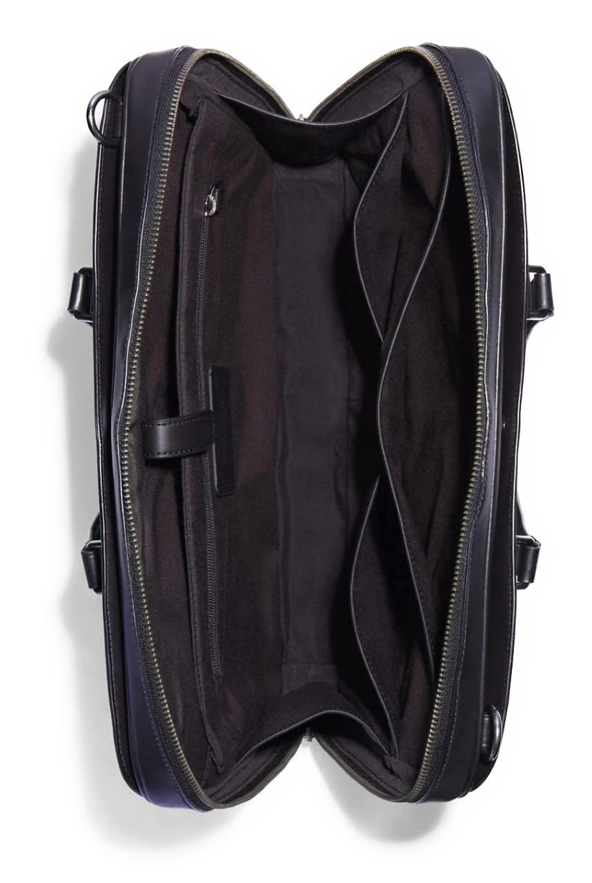 Coach Graham Slim Brief In Signature Canvas, Black