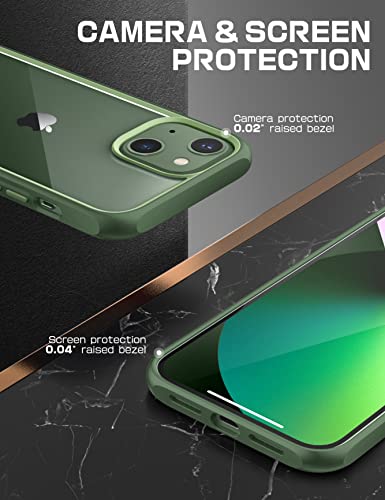 SUPCASE Unicorn Beetle Style Series Case for iPhone 13 (2021 Release) 6.1 Inch, Premium Hybrid Protective Clear Case (Jasper)