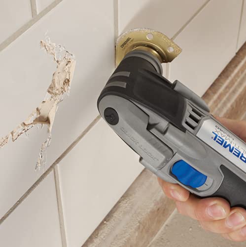 Dremel MM501 1/16-Inch Oscillating Multitool Blade for Grout Removal, Fast Cutting Carbide Accessory - Universal Quick- Fit Interface Fits Bosch, Makita, Milwaukee, and Rockwell