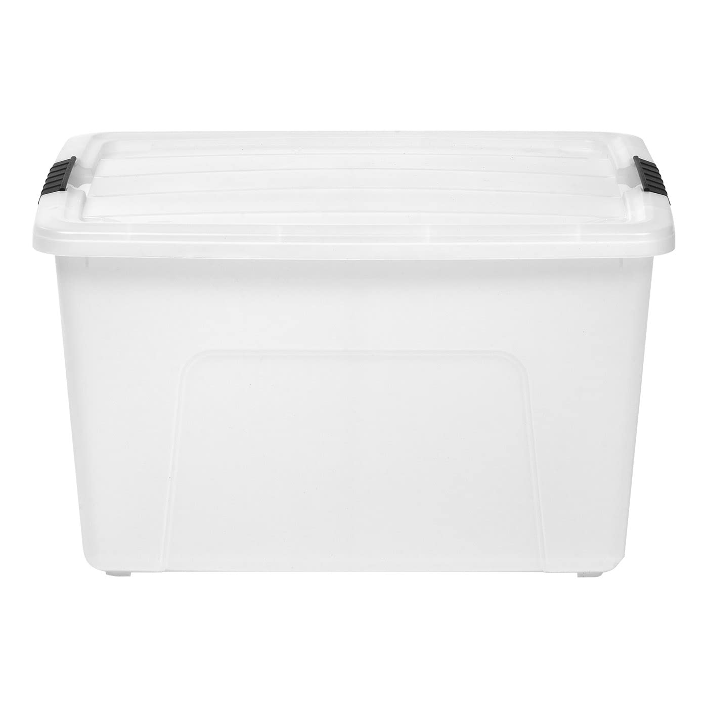 IRIS USA, Inc. 60 Quart Stack & Pull Box, 8 Pack, Natural