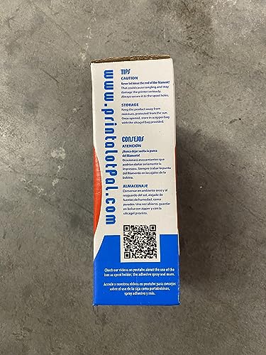 PRINTALOT PLA 3D Printer Filament, Dimensional Accuracy +/- 0.03 mm, 1 kg Spool, 1.75 mm Chocolate