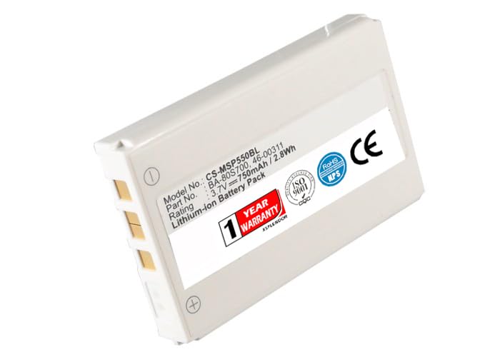 Replacement Battery for CIPHERLAB 8001 METROLOGIC MK5502 79B6107 79B614 MK5502-79B639 MS5500 MS5500 Optimus S SP5500 PART NO CIPHERLAB 100845 33-KB1B3770000L3 BA-80S700 METROLOGIC 46-00311 BA-80S700