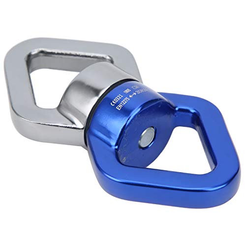 Climbing Safety Swing 360° Rotator Hanging Accessory for Yoga(grey blue)