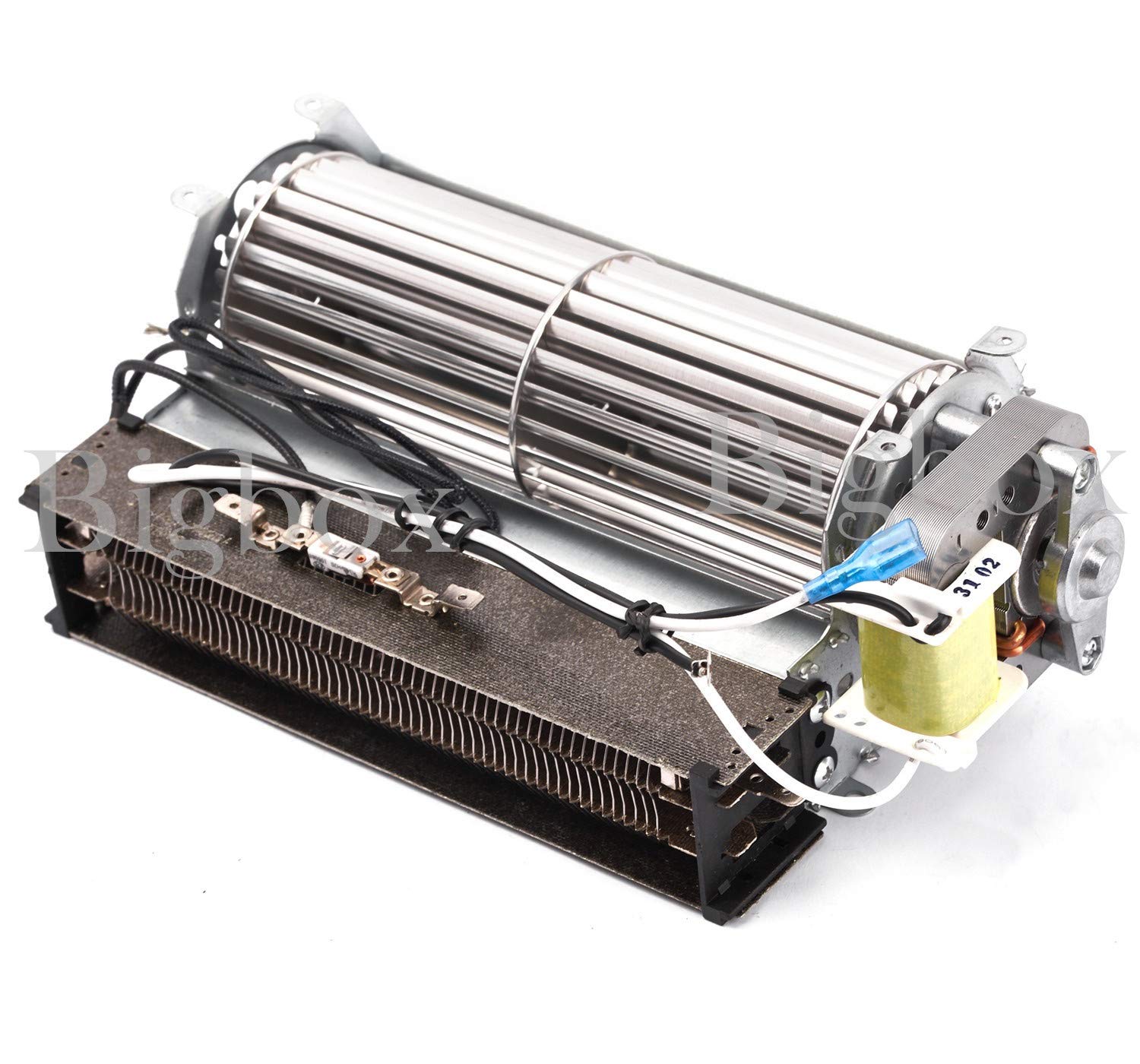 Replacement Fireplace Fan Blower and Heating Element for Twinstar Electric Fireplace, Wood Burning Stove, Blower with Heather Element for Twin Star 28E05, 28E05R, TS-001, 23EF010GAA Electric Fireplace