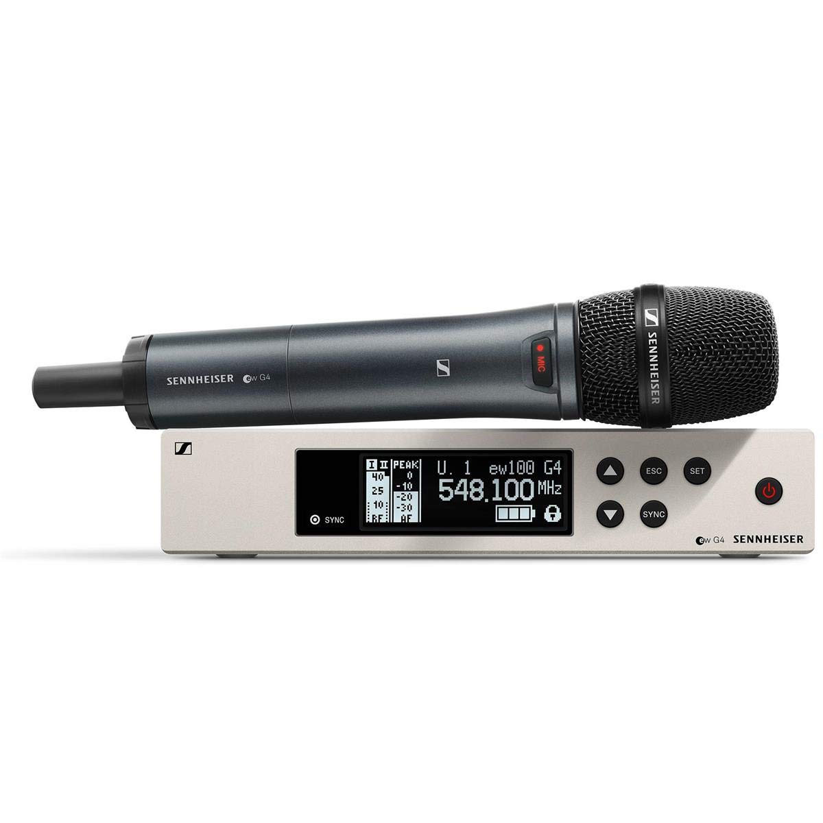 Sennheiser Pro Audio Sennheiser EW 100-865S Wireless Condenser Supercardioid Microphone System-A Band (516-558Mhz), 100 G4-865-S-A