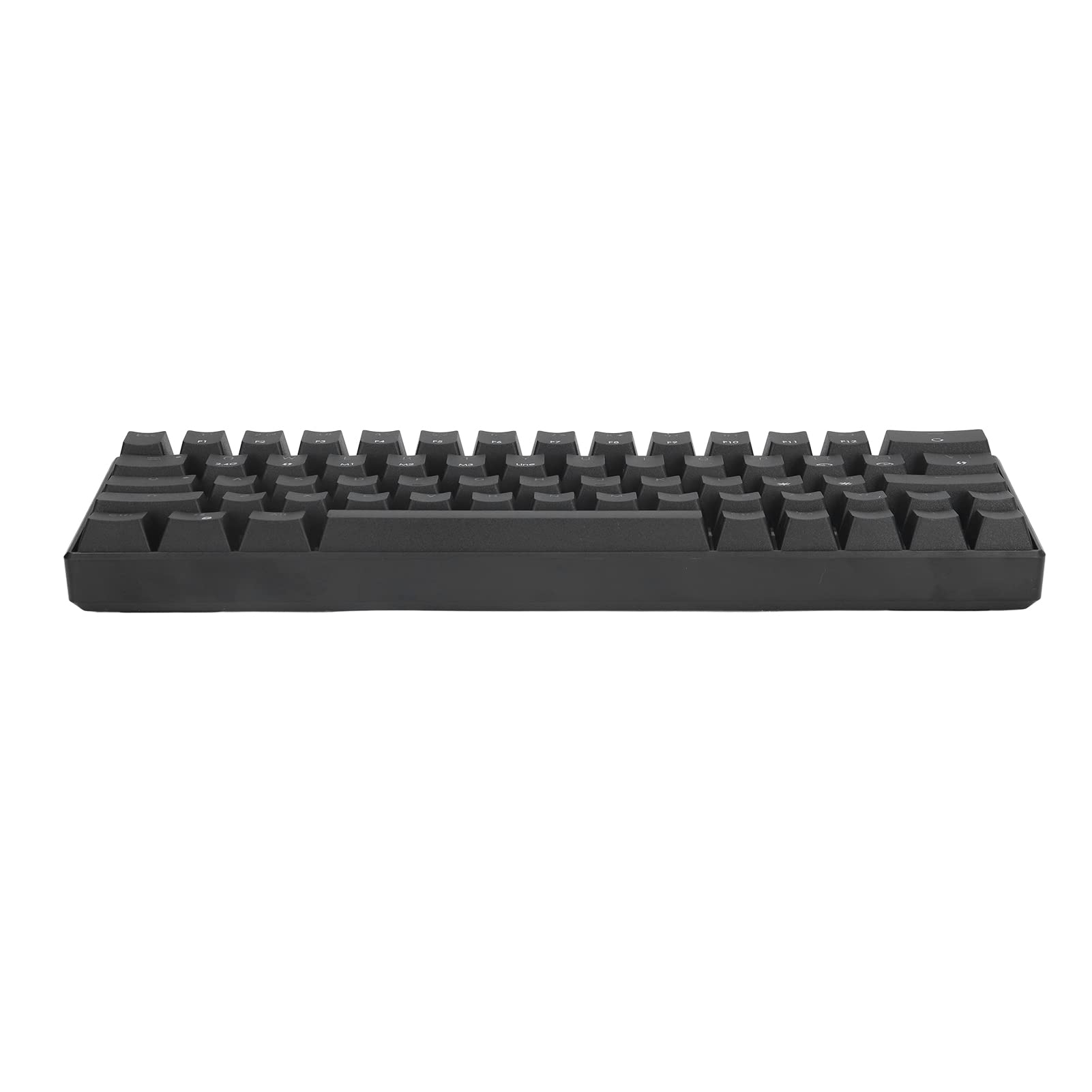 Gaming Keyboard, 64 Keys Computer Keyboard Small Portable for Home Gaming Office (Red Switch)