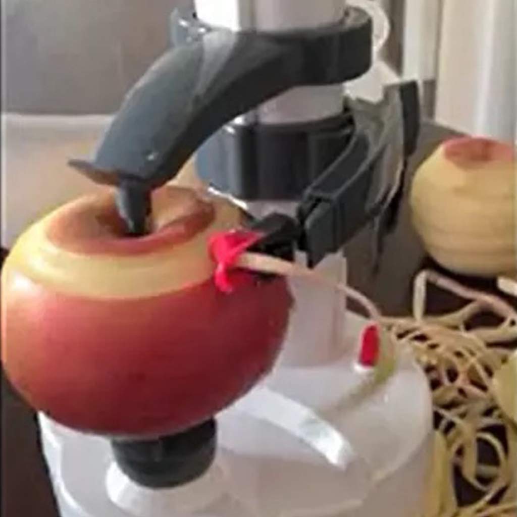 DDARK Electric Peeler Fruit and Vegetable Peeling Machine Potato Cutter with 2 Blades