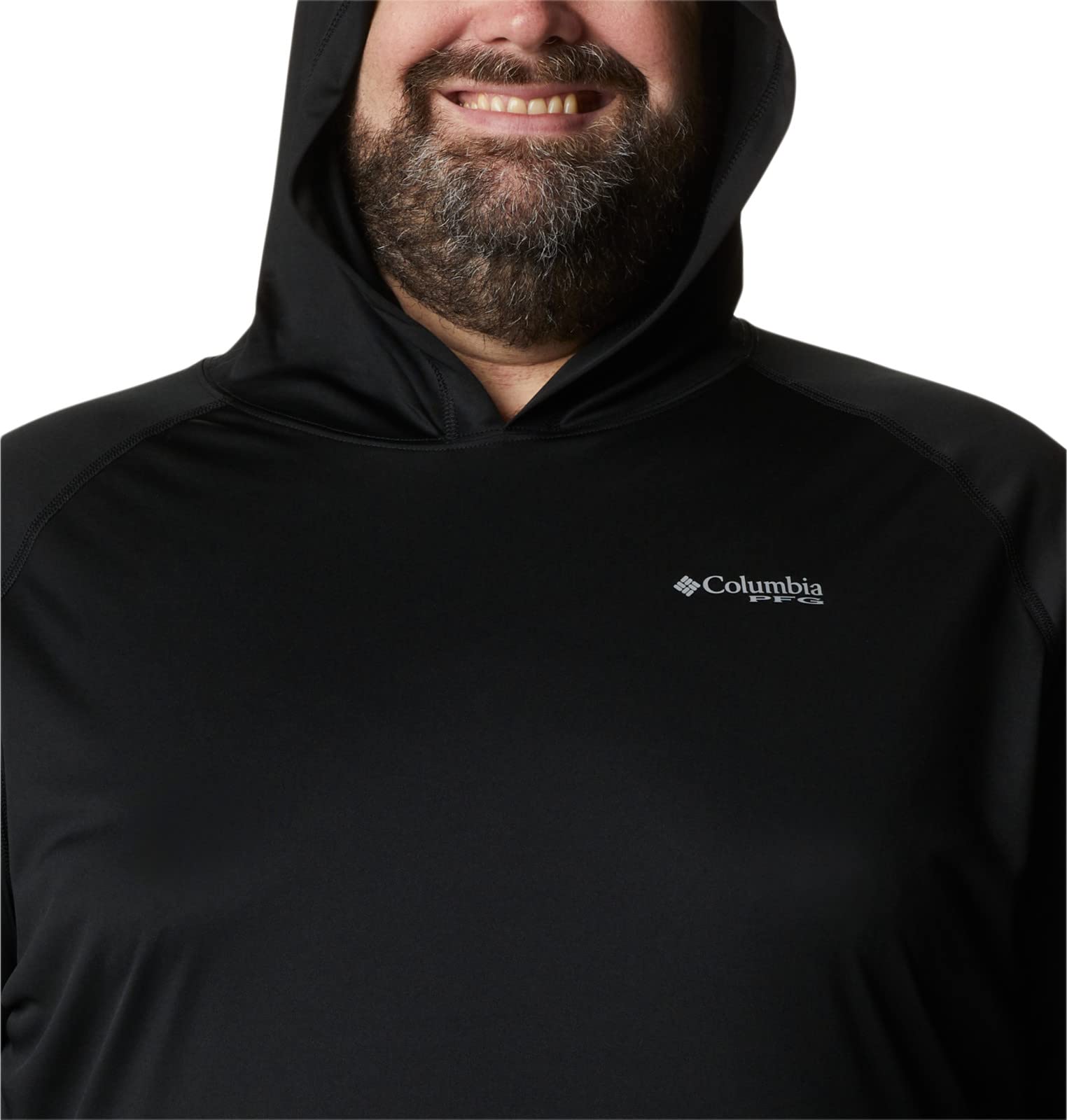 Columbia Men's Terminal Tackle Hoodie, Dolphin/White Logo, XX-Large
